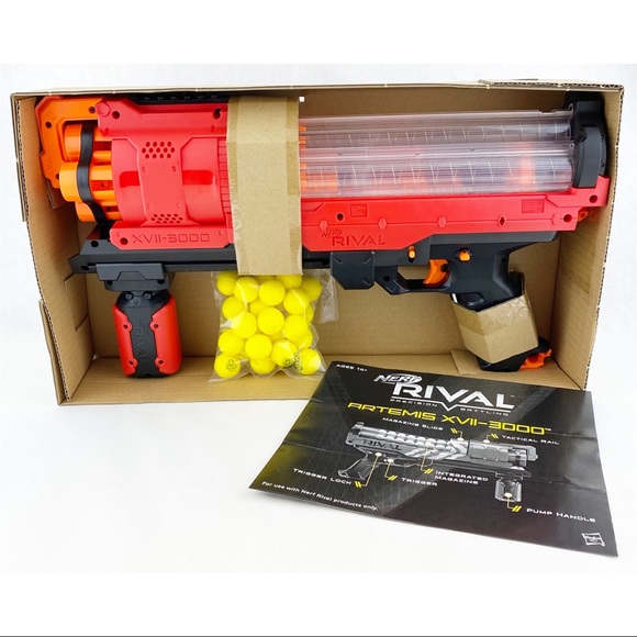 Hasbro | Toys | Nerf Rival Artemis Xvii300 Red Nwt | Poshmark